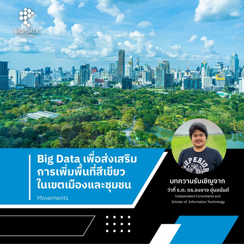 [BigData.go.th] Big Data เพื่อส่งเสริมการเพิ่มพื้นที่สีเขียวในเขตเมืองและชุมชน ในขณะที่เมืองใหญ่ ...