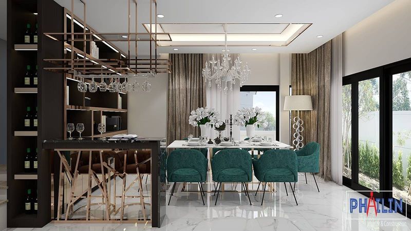 [Phailin interior design] 🎉ผลงานการออกแบบ 3D สไตล์ Modern luxury โครงการ ชีวารมย์ ราชพฤกษ์ 👉เน้น ...