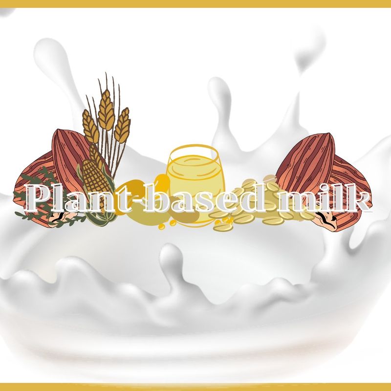 [🥗My fairy godmother tells me Healthy🏋🏻‍♀️] 🥛 Plant-based milk 🥛 Plant ...
