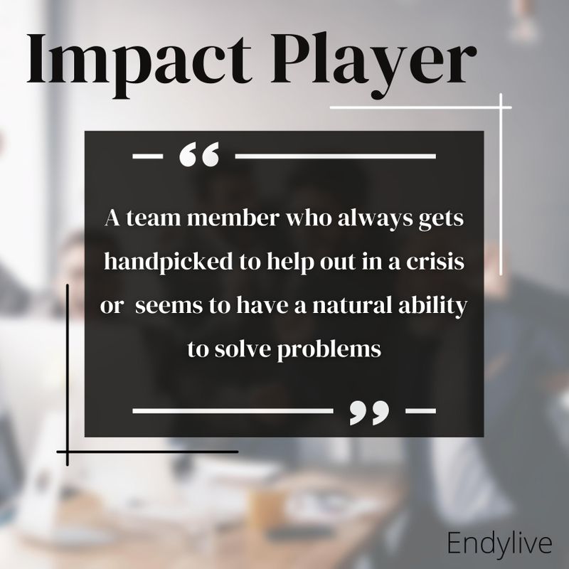[Endylive] 🔸What is Impact Player? An impact player is a person who ...