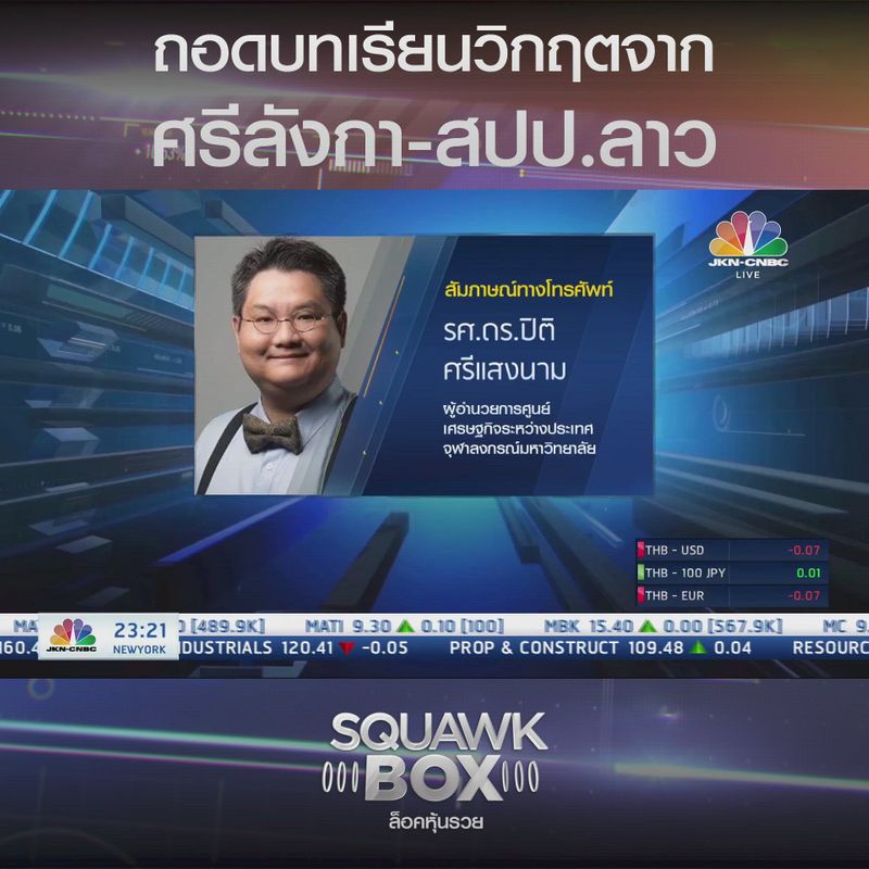 [CNBC Thailand] SQUAWK BOX : ล็อคหุ้นรวย (28/06/2565) “ถอดบทเรียนวิกฤต ...