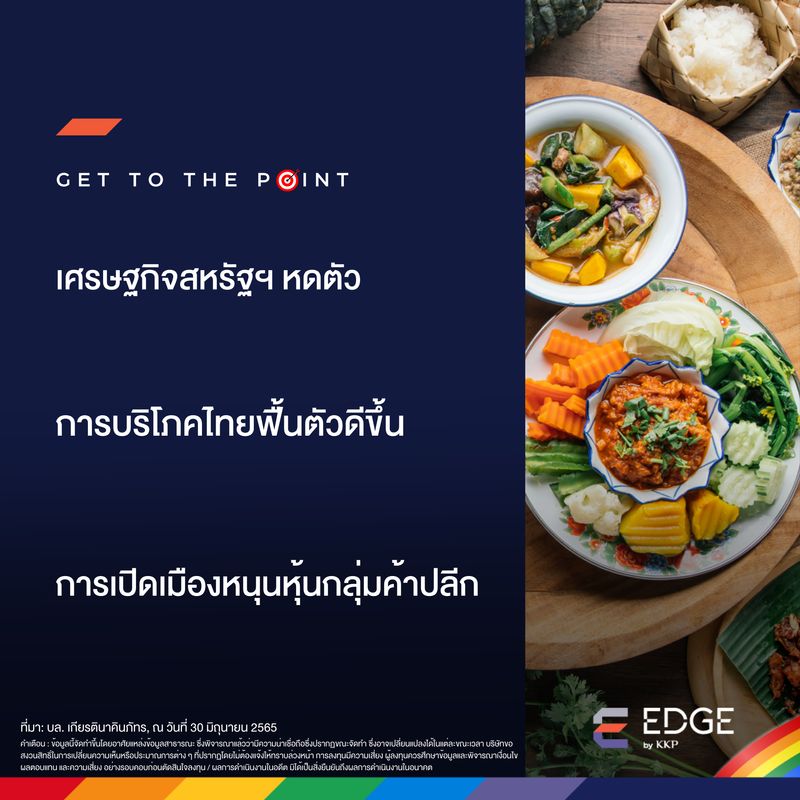 [EDGE Invest] 🎯 Get to the point 🎯 🔹 ตลาดแกว่งตัวกรอบแคบและปิดลบเพียงเล็กน้อย แม้จะมีการเปิดเผย ...