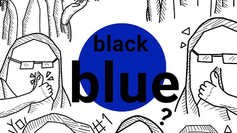 black blue