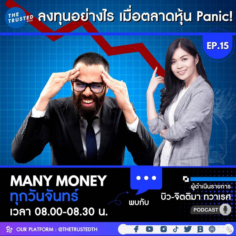 [THE TRUSTED] [PODCAST] :》Many Money EP.15 ลงทุนอย่างไร? เมื่อตลาดหุ้น Panic ! ฉวยโอกาสทำกำไรใน ...