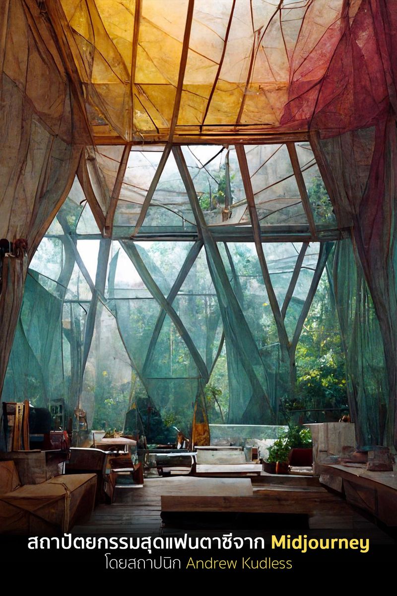 [Art of] มาดูงานสถาปัตยกรรมแฟนตาซีจาก Midjourney โดย Andrew Kudless ...