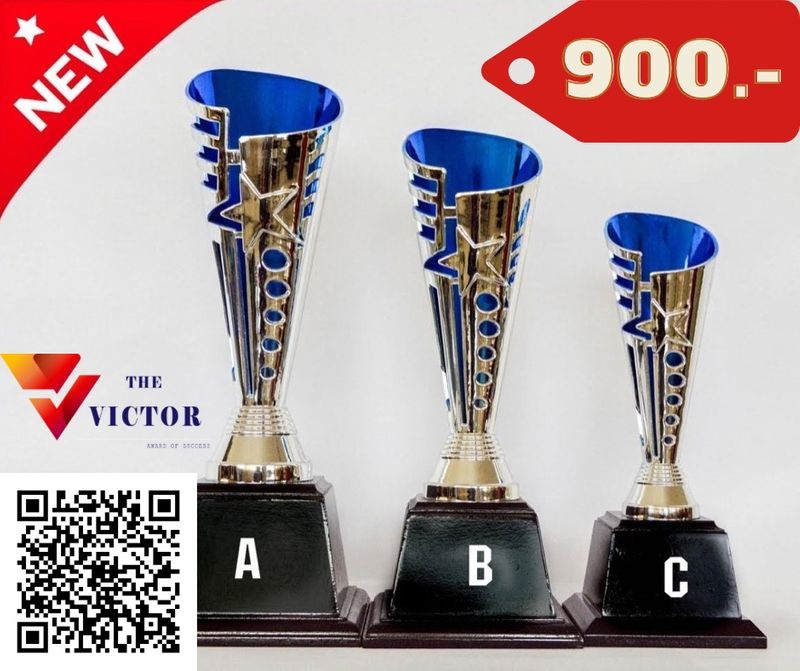 [THE VICTOR TROPHY THAILAND ] 900 ราคาเดียว รับ 3 ถ้วย