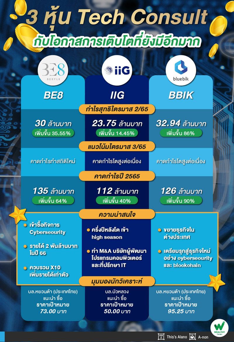 [Wealthy Thai] 3 หุ้น Tech Consult กับโอกาสการเติบโตที่ยังมีอีกมาก 3 หุ้น Tech Consult ถือเป็น ...
