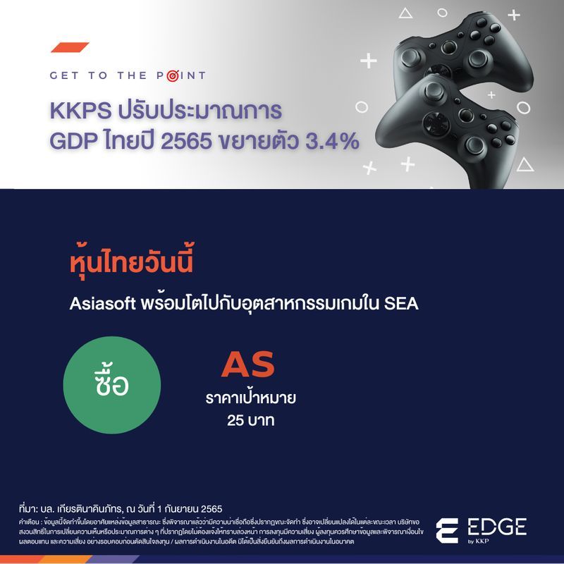 [EDGE Invest] 🎯 Get to the point 🎯 🔹 เศรษฐกิจไทย ธนาคารแห่งประเทศไทย (ธปท.) รายงานภาวะเศรษฐกิจ ...