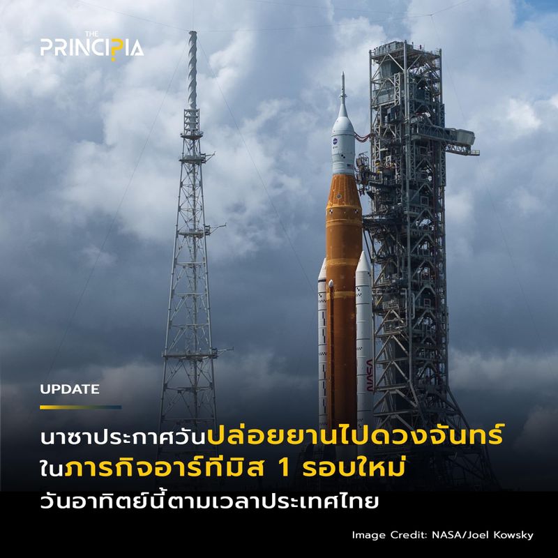 [The Principia] Update : นาซ่าประกาศวันปล่อยภารกิจอาร์ทีมิส 1 รอบใหม่ ...