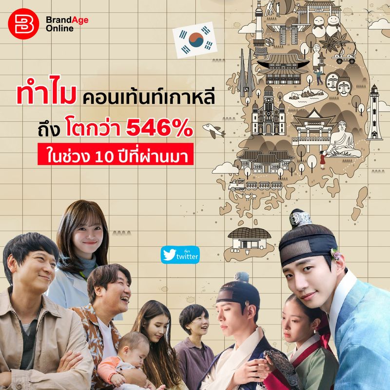 [BrandAge Online] ทำไมคอนเท้นท์เกาหลี ถึงโตกว่า 546% ในช่วง 10 ปีที่ผ่านมา เดิมทีกระแสความนิยมใน ...