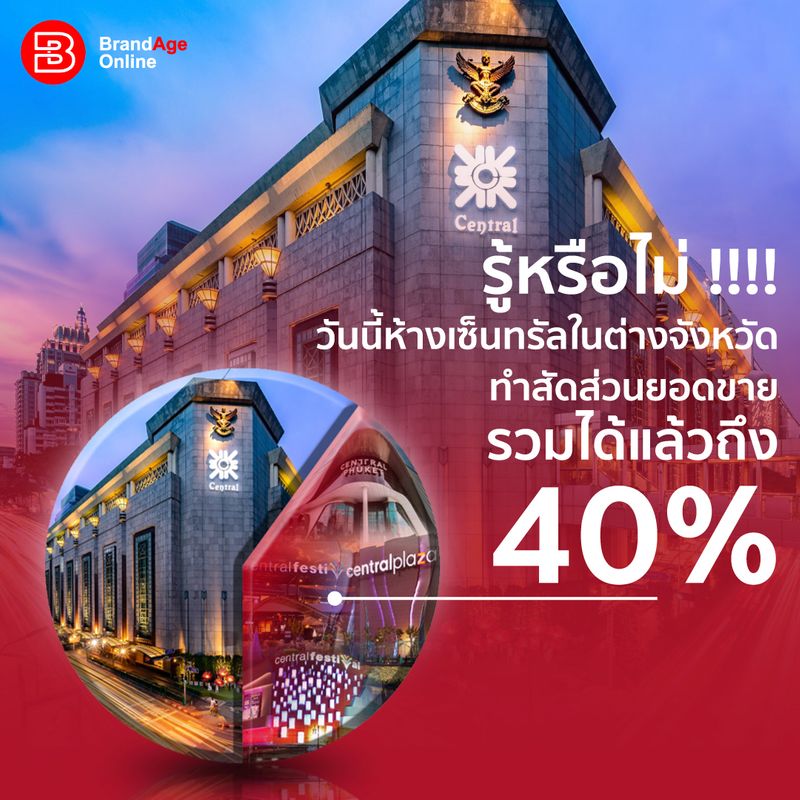 [BrandAge Online] รู้หรือไม่ !!!! วันนี้ห้างเซ็นทรัลในต่างจังหวัด ทำ ...