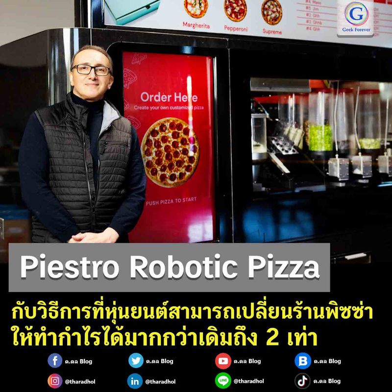 [ด.ดล Blog] Piestro Robotic Pizza กับวิธีการที่หุ่นยนต์สามารถเปลี่ยน ...