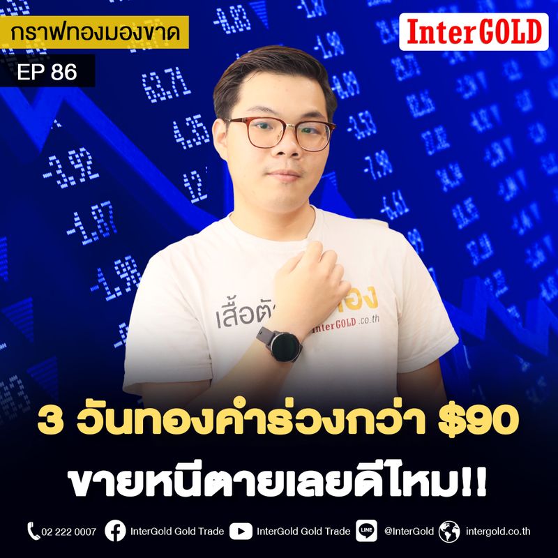 [InterGOLD Gold Trade] ราคาทองวันนี้ | 3 วันทองคำร่วงกว่า $90ขายหนีตายเลยดีไหม!! | กราฟทองมองขาด ...