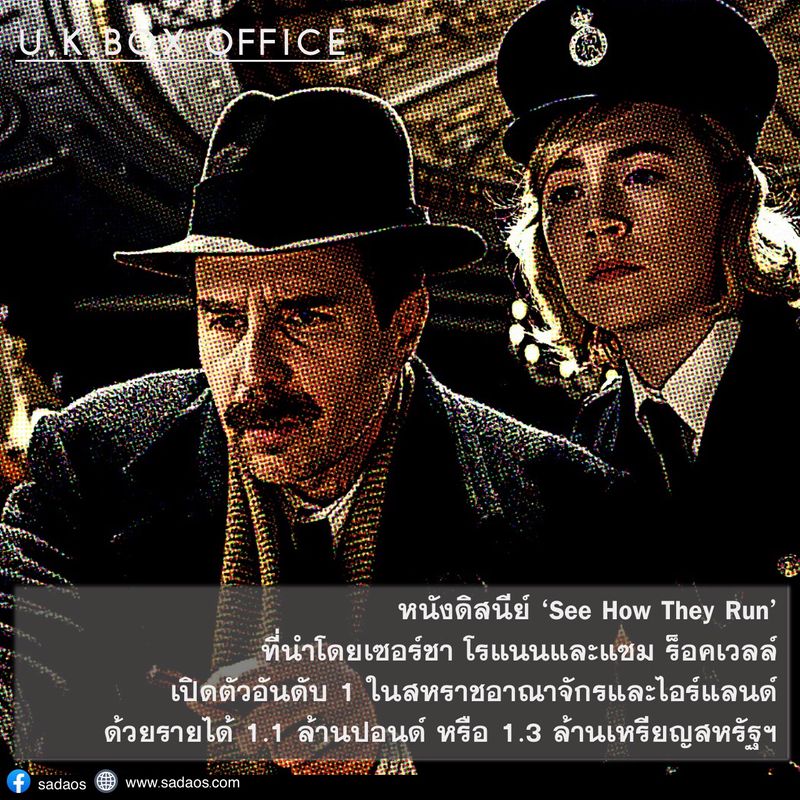 [หนังสะเด่าส์ - เพลงสะเด็ด] ‘See How They Run’ เปิดตัวอันดับ 1 ใน ...