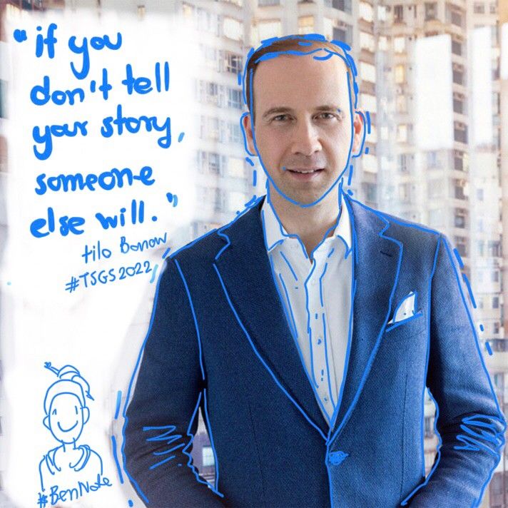 [BenNote] “If you don’t tell your story, someone else will.” Tilo Bonow ...