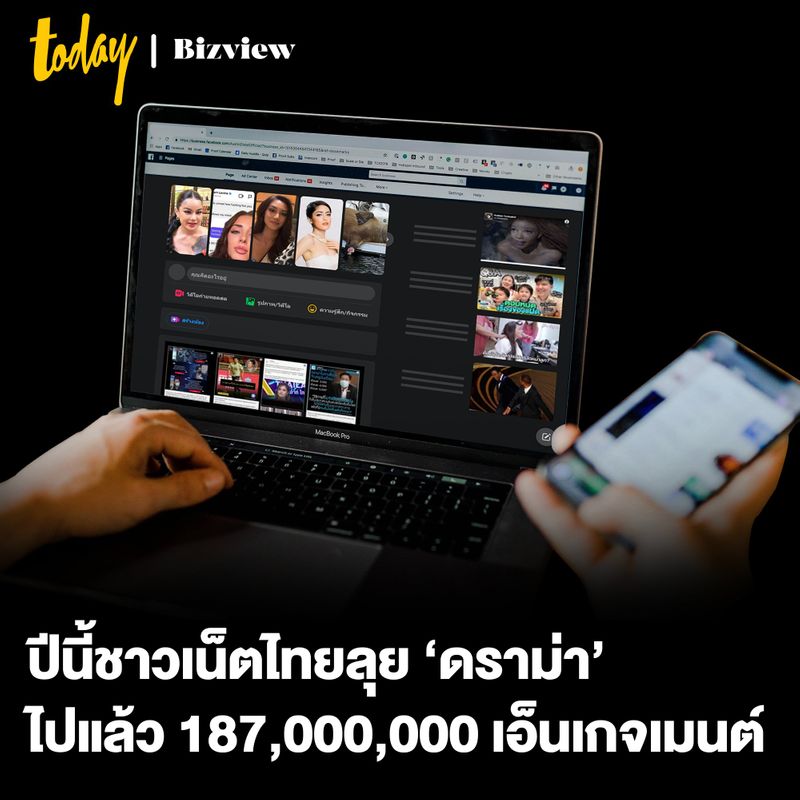 [TODAY Bizview] ปีนี้ชาวเน็ตไทยลุยมีส่วนร่วม ‘ดราม่า’ ไปแล้ว 187 ล้านเอ็นเกจเมนต์ ขึ้นชื่อว่า ...
