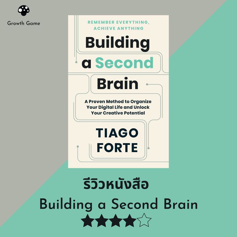 [Growth Game] รีวิวหนังสือ Building a Second Brain หนังสือว่าด้วย ...