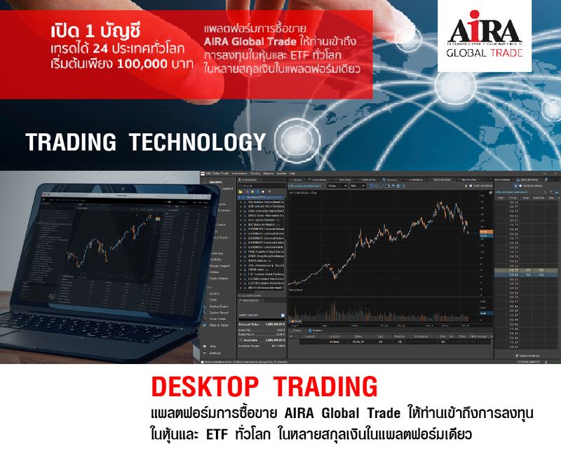 [AIRA SECURITIES] GLOBAL TRADE ลงทุนหุ้นต่างประเทศกับ #AIRA 👍 ค่าคอม ถูกสุดคุ้ม