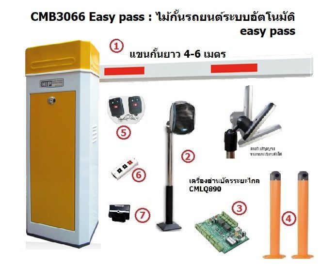 [Charoen Tech] ไม้กั้นรถยนต์ระบบอ่านบัตรระยะไกลหรือไม้กั้นรถยนต์ระบบ easy pass เป็นอีกหนึ่งระบบ ...