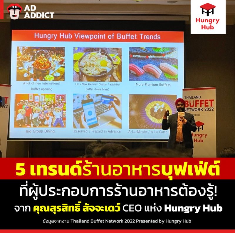 [Ad Addict] สรุป 5 เทรนด์ร้านอาหารบุฟเฟ่ต์ ที่ผู้ประกอบการร้านอาหารต้องรู้! จาก คุณสุรสิทธิ์ ...