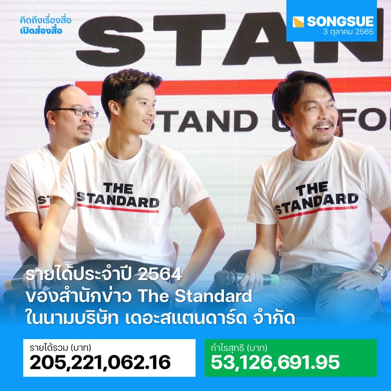 [ส่องสื่อ] เปิดรายได้ปี 2564 The Standard กวาดรายได้ไปกว่า 200 ล้านบาท ...
