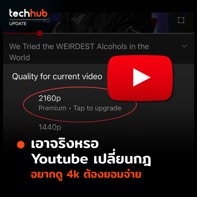 [Techhub] ยอมได้ไหม ถ้าแอปสตรีมวิดีโอสุดฮิตอย่าง Youtube กำลังจะบีบให้เราต้องเสียเงินให้แฟลต ...