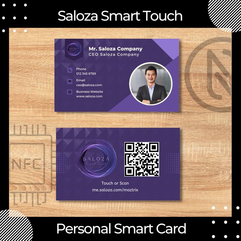[Saloza Smart Touch] เราสร้าง NFC Smart Card นามบัตรอัจฉริยะ ผสมผสาน ...