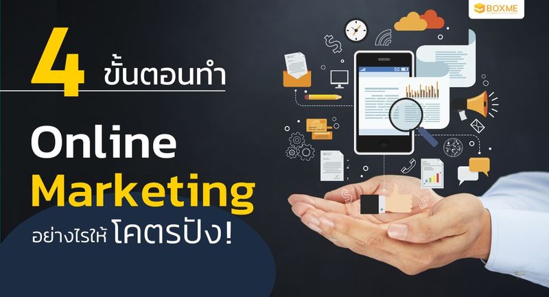 [boxme Thailand E Commerce Fulfillment] 4 ขั้นตอนทำ Online Marketing