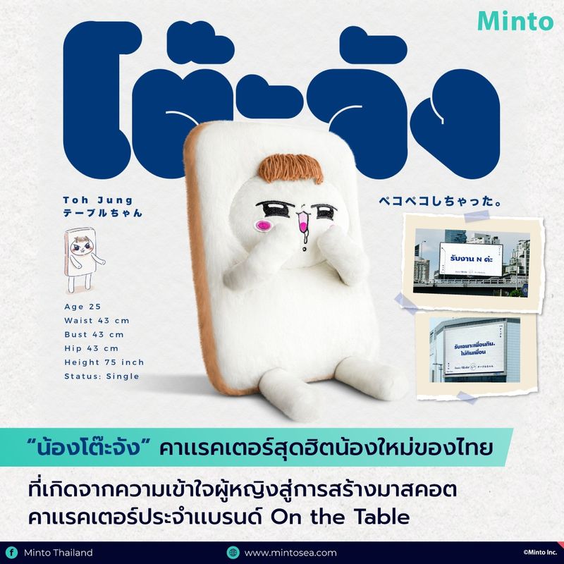 [Minto Thailand] น้องโต๊ะจัง คือใคร มาจากไหน เเละใครออกเเบบกันนะ ...