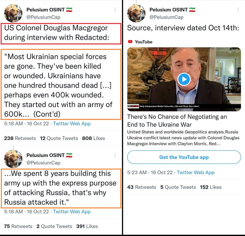 [Chokchai Ong] US Colonel Douglas Macgregor ในระหว่างการสัมภาษณ์กับ ...