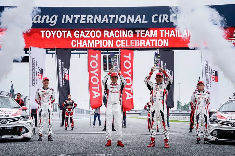 [Motor World Thailand] Toyota Gazoo Racing Team Thailand ฉลองแชมป์ 3 ปีซ้อน ADAC Total 24h-Race ...