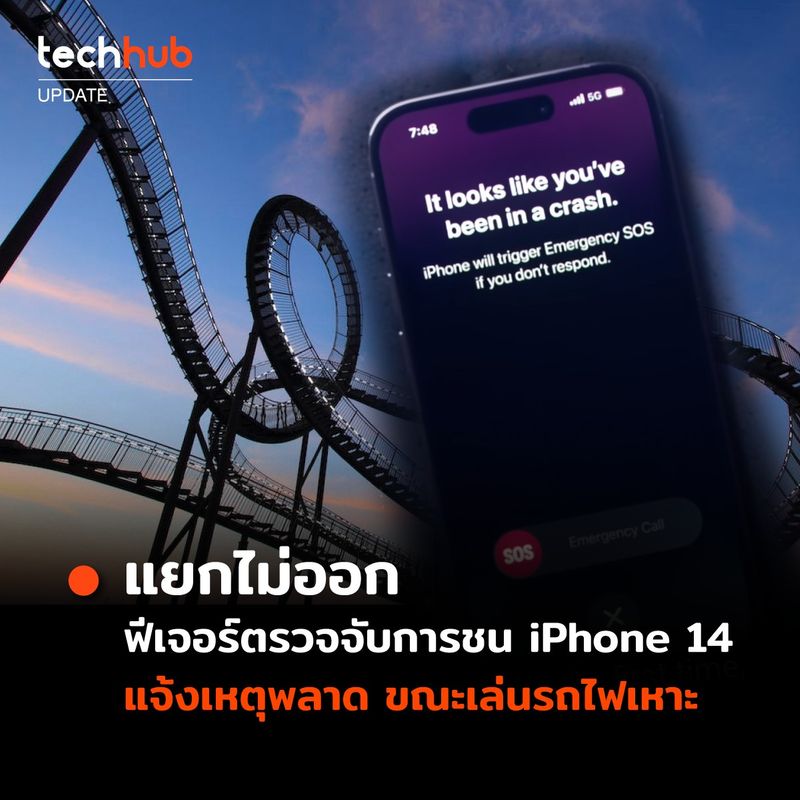 [Techhub] Crash Detection หนึ่งในฟีเจอร์สำคัญของ iPhone 14 Series และ Apple Watch ตัวใหม่ สามารถ ...
