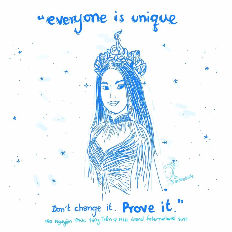 [BenNote] “Be yourself. You are the only one in the word. Everyone is ...