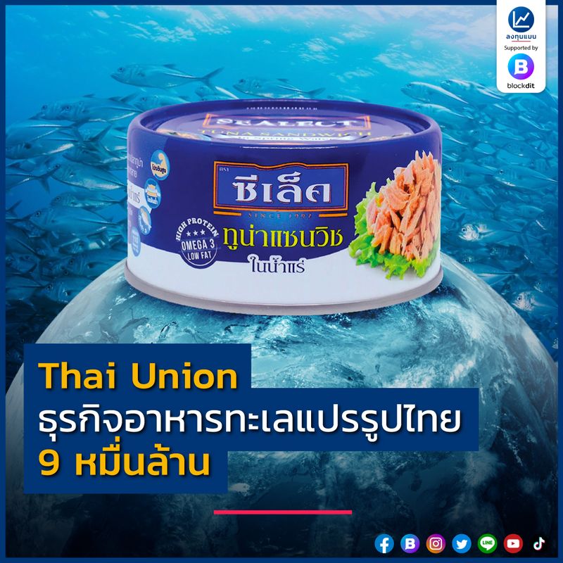 [ลงทุนแมน] Thai Union ธุรกิจอาหารทะเลแปรรูปไทย 9 หมื่นล้าน ปลากระป๋อง ...