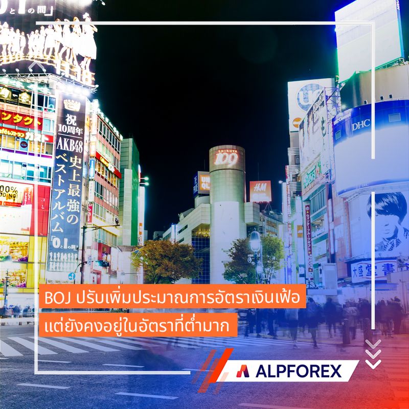 [ALPFOREX] BOJ ปรับเพิ่มประมาณการอัตราเงินเฟ้อ แต่ยังคงอยู่ในอัตราที่ต่ำมาก ธนาคารแห่งประเทศ ...