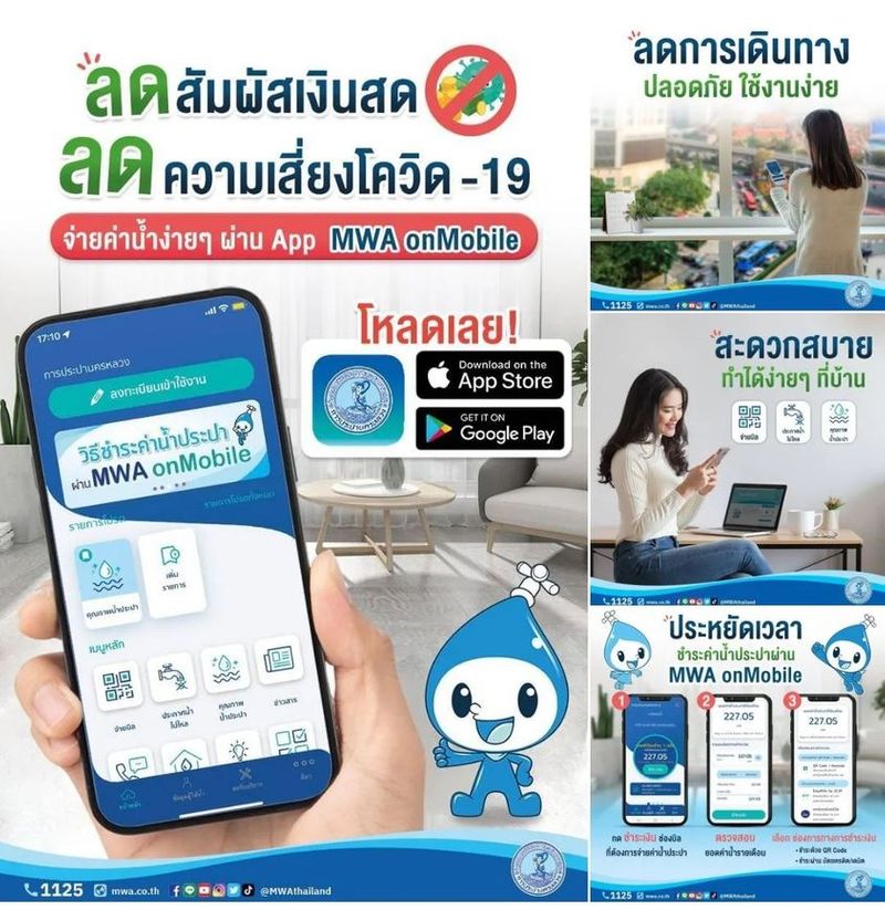 [CHANGE into Magazine ______ Sutthikhun Kongthong] ลดสัมผัสเงินสด ลดความเสี่ยงโควิด-19 จ่ายค่า ...