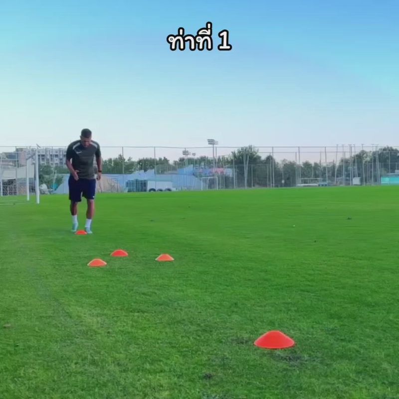 [Sahavate Institute] 4 ท่าฝึก #จังหวะเท้า (#Footwork) สำหรับ #นักฟุตบอล ...