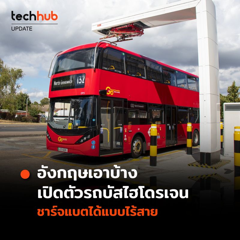 [Techhub] เทคโนโลยีการชาร์จพลังงานสะอาด กำลังไปได้ไกลกว่าเดิม ขนส่งอังกฤษเดินหน้าผลิตรถบัส ...