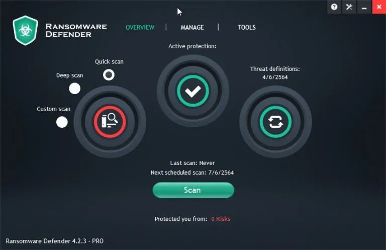 [ข่าวไอทีและคอมพิวเตอร์] โปรแกรม Ransomware Defender Pro v4.2.3 โปรแกรม ...