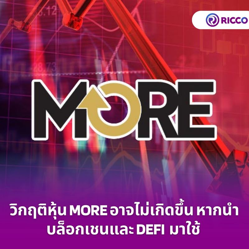 [Ricco Wealth] วิกฤติหุ้น MORE อาจไม่เกิดขึ้น หากนำบล็อกเชนและ DeFi มาใช้ ปัญหาที่เกิดขึ้นกับเคส ...