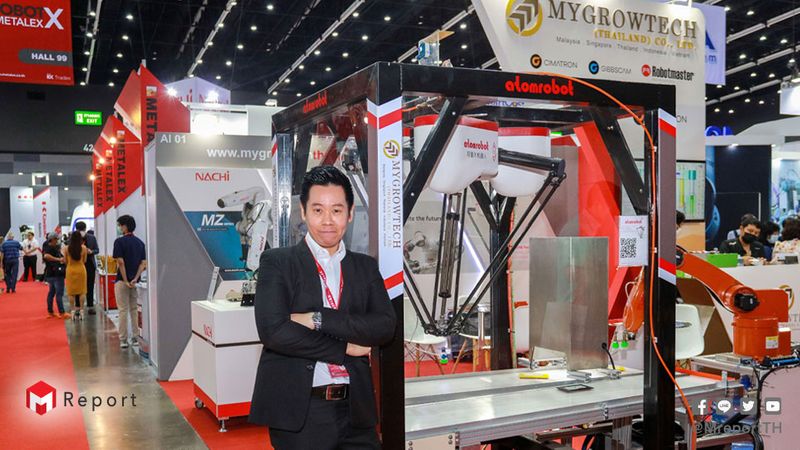 [M Report] MYGROWTECH เปิดโซลูชัน ‘หุ่นยนต์และระบบอัตโนมัติ’ ครบเครื่องในงาน METALEX 2022 ครบ ...