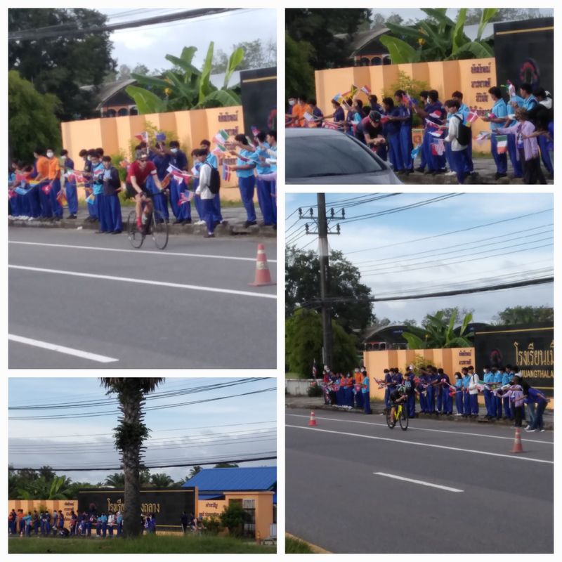 [Everythinghobby] วันอาทิตย์ 20 พ.ย.2565 ออกกำลังชมธรรมชาติ เจอกลุ่มต้อนรับนักกีฬาไตรกีฬาตามเส้น ...