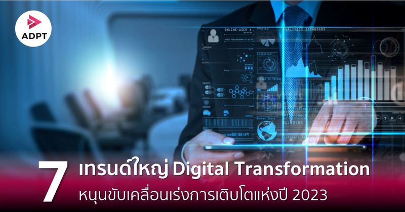 [ADPT.news] ===7 เทรนด์ใหญ่ Digital Transformation หนุนขับเคลื่อนเร่งการเติบโตแห่งปี 2023 ...