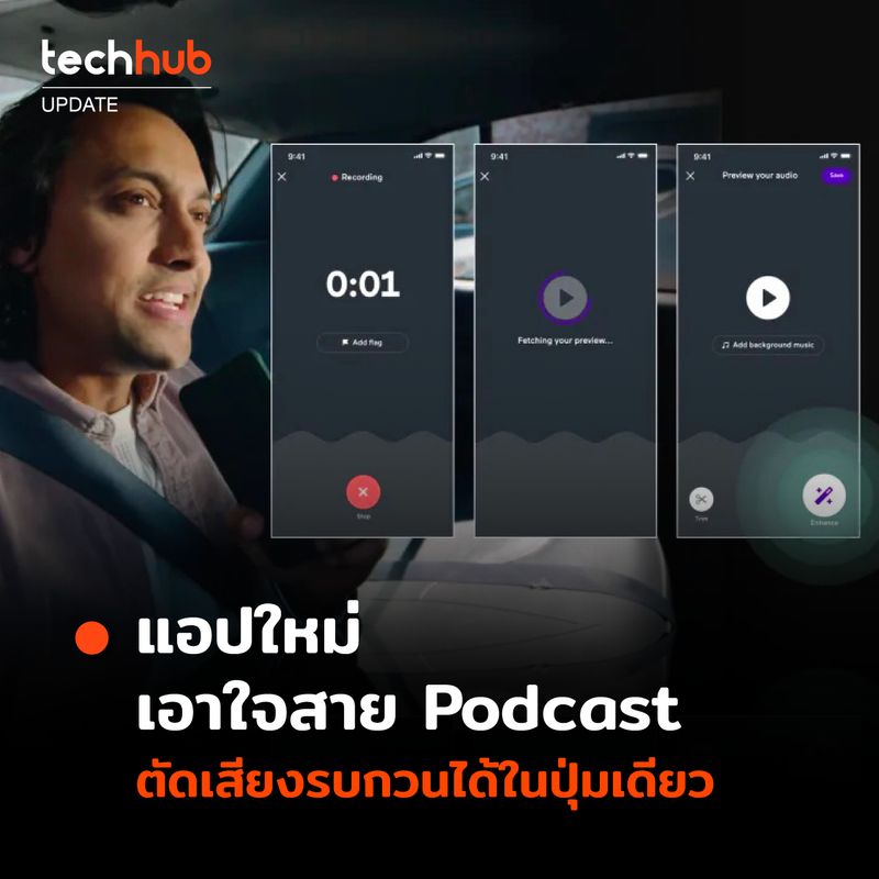 [Techhub] สำหรับใครที่กำลังทำ Podcast หรือหัดเข้าวงการ ล่าสุดทาง Spotify ส่งตัวช่วยอย่าง Anchor ...