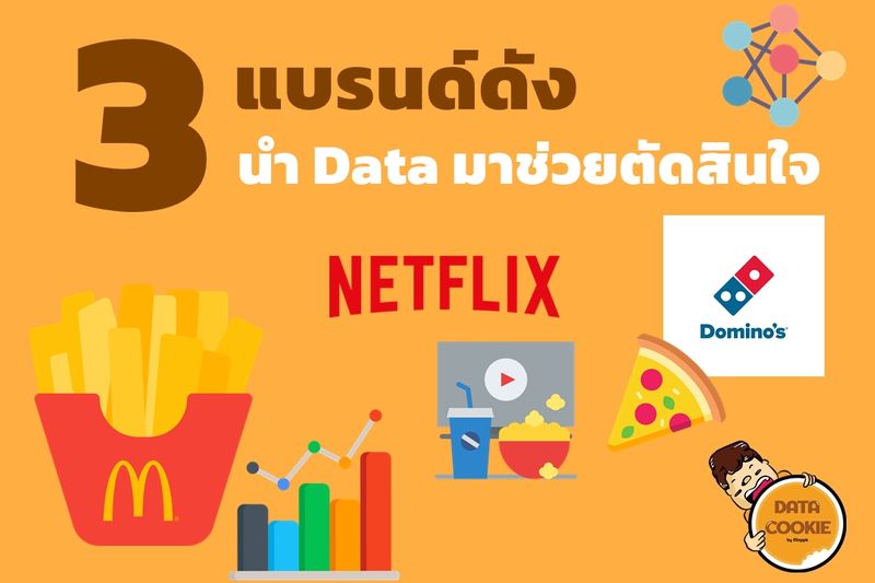 [Datacookie] #3แบรนด์ดังนำDataมาช่วยตัดสินใจ 🍟📺🍕📊 แอดคุ้กกี้🍪รวบรวมกรณีศึกษาจริงของ #ธุรกิจที่นำ ...