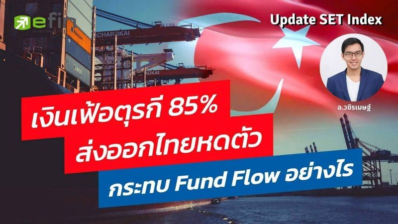 [efin StockPickUp] เงินเฟ้อตุรกี 85% ส่งออกไทยหดตัว กระทบ Fund Flow อย่างไร พิเศษตอนนี้ efin ...