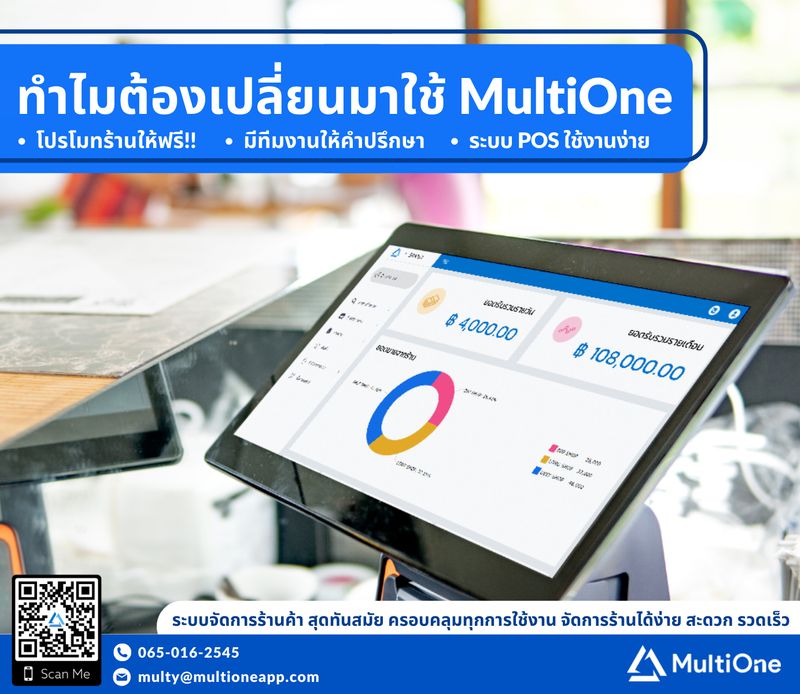 [MultiOne - ระบบจัดการร้านมัลติแบรนด์] อยากโปรโมทร้าน แต่ค่าโฆษณาแพง ...