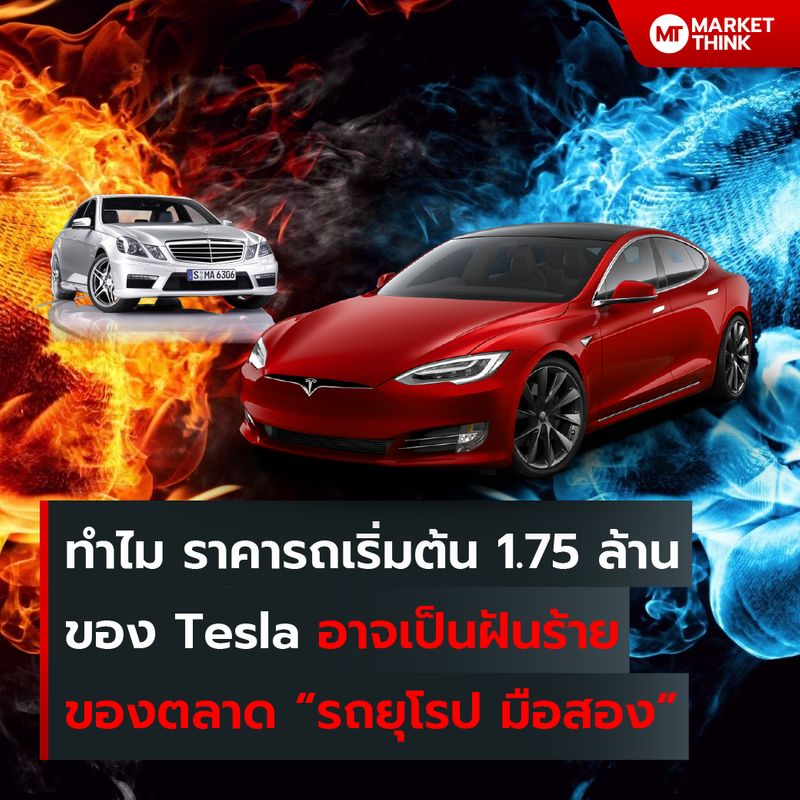 [marketthink] ทำไม ราคารถเริ่มต้น 1 75 ล้าน ของ Tesla อาจเป็นฝันร้ายของ
