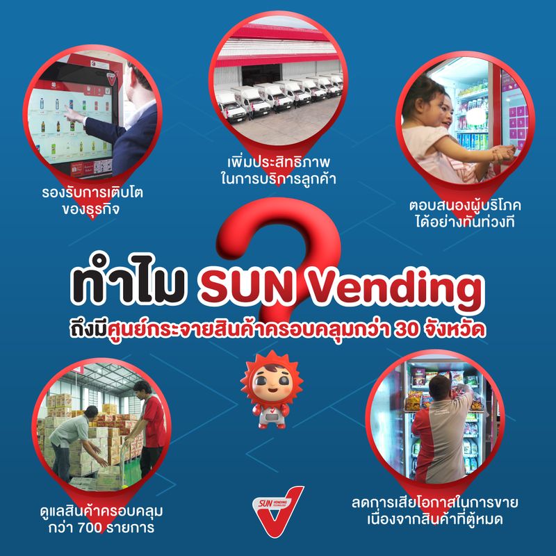 [SUN Vending] SUN Vending ผู้นำอันดับ 1 ในตลาดเครื่องจำหน่ายสินค้าอัตโนมัติของประเทศไทย ที่มี ...