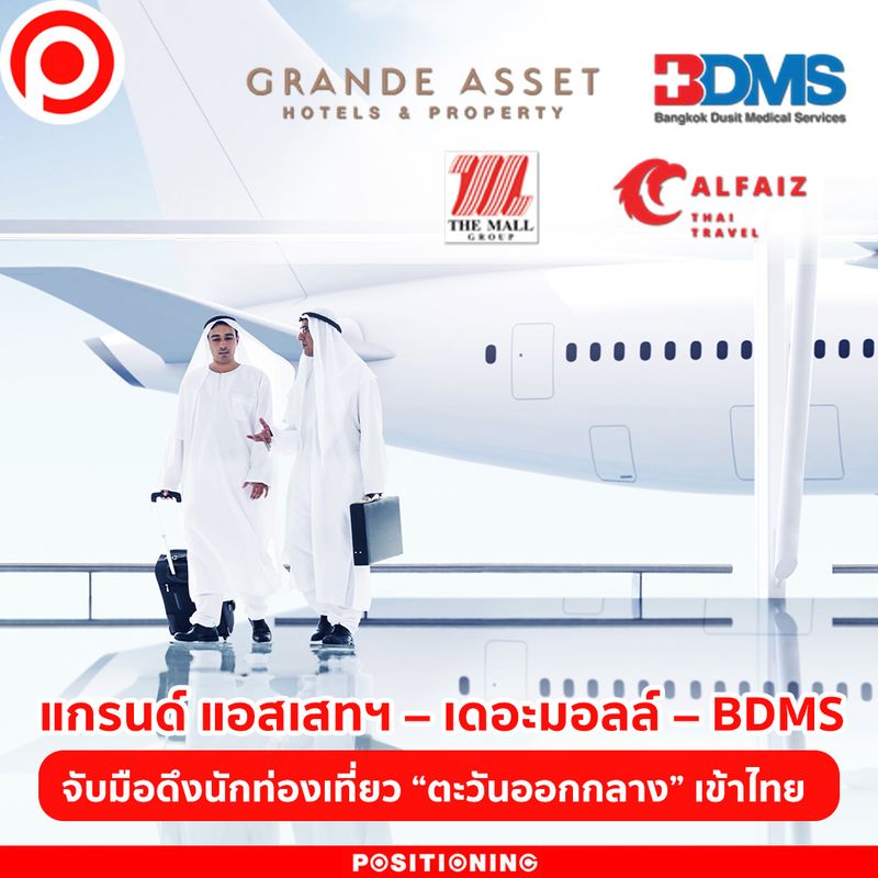 [Positioning Online] - แกรนด์ แอสเสทฯ – เดอะมอลล์ – BDMS จับมือดึงนักท่องเที่ยว “ตะวันออกกลาง ...